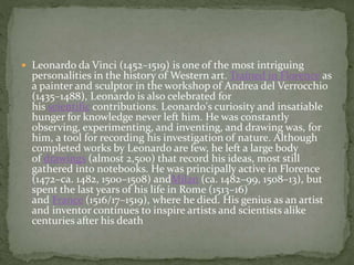 Leonardo da vinci | PPT