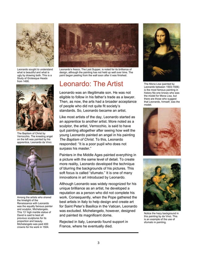 Leonardo da vinci | PDF | Christianity | Religion & Spirituality