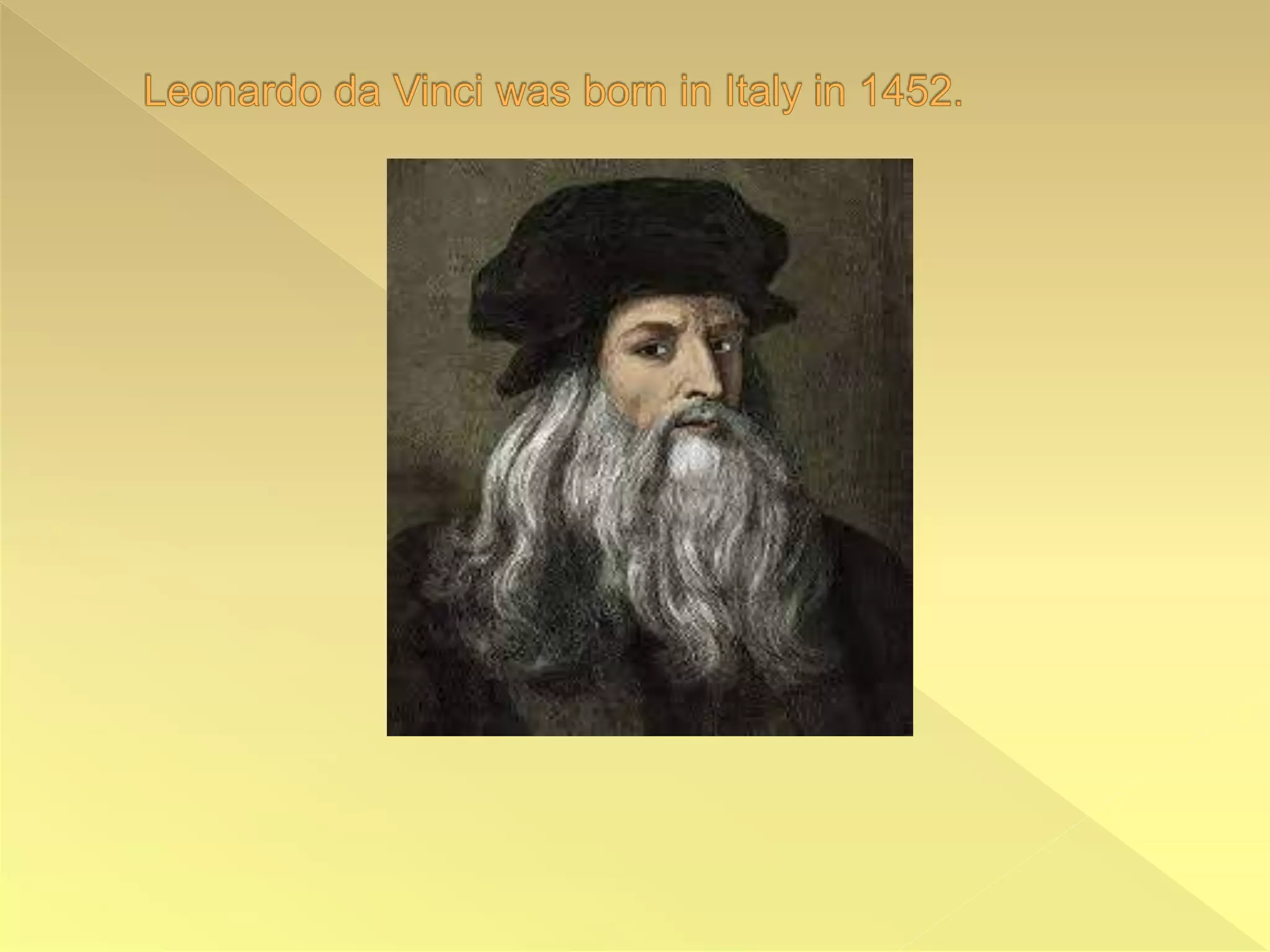 Leonardo da Vinci Biography | PPT