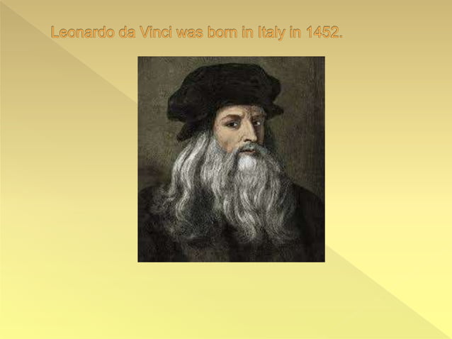 Leonardo da Vinci Biography | PPT