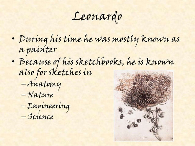 Leonardo da Vinci and His Sketchbooks | PPTX