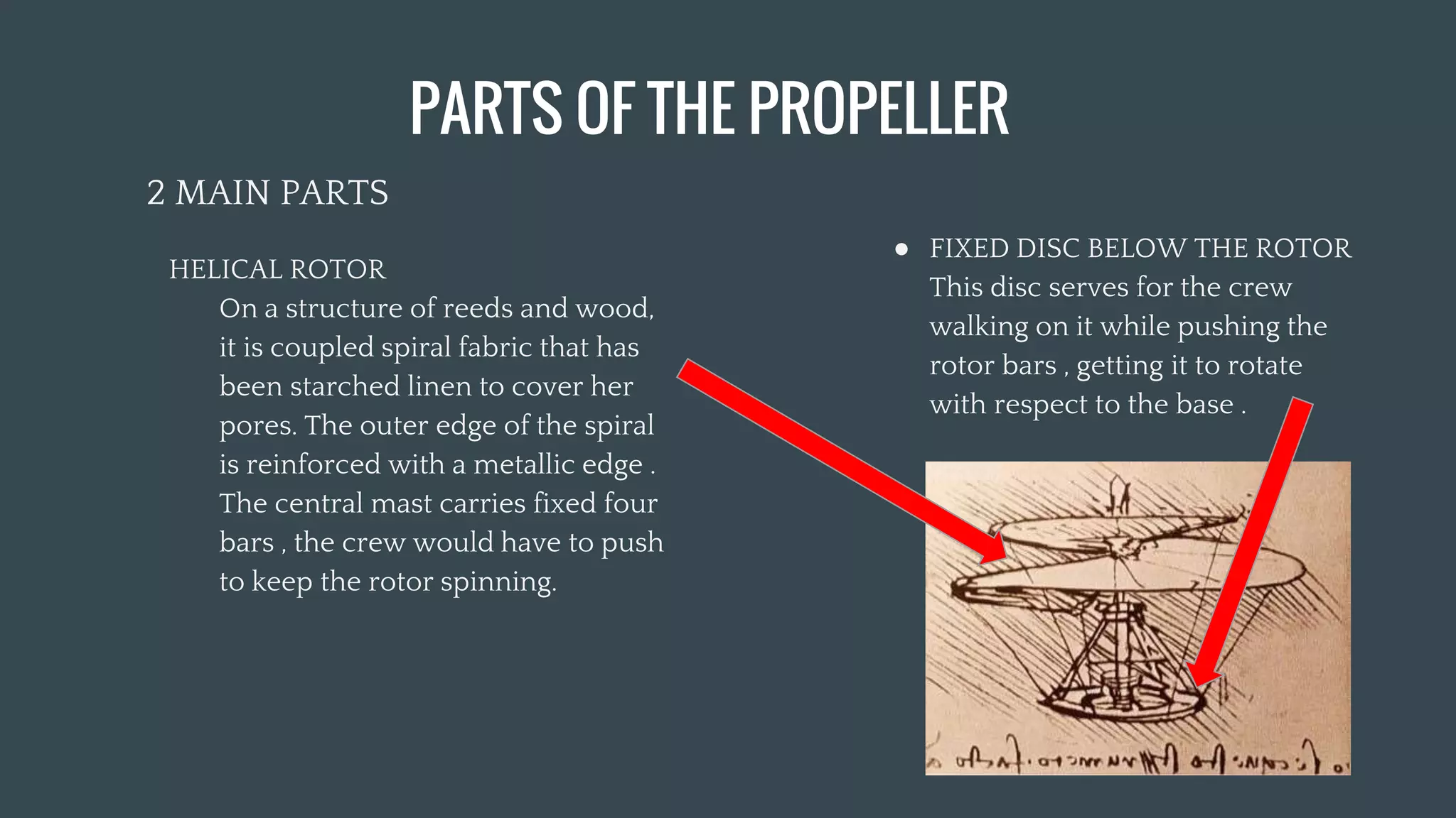 Leonardo da vinci and the propeller | PPTX
