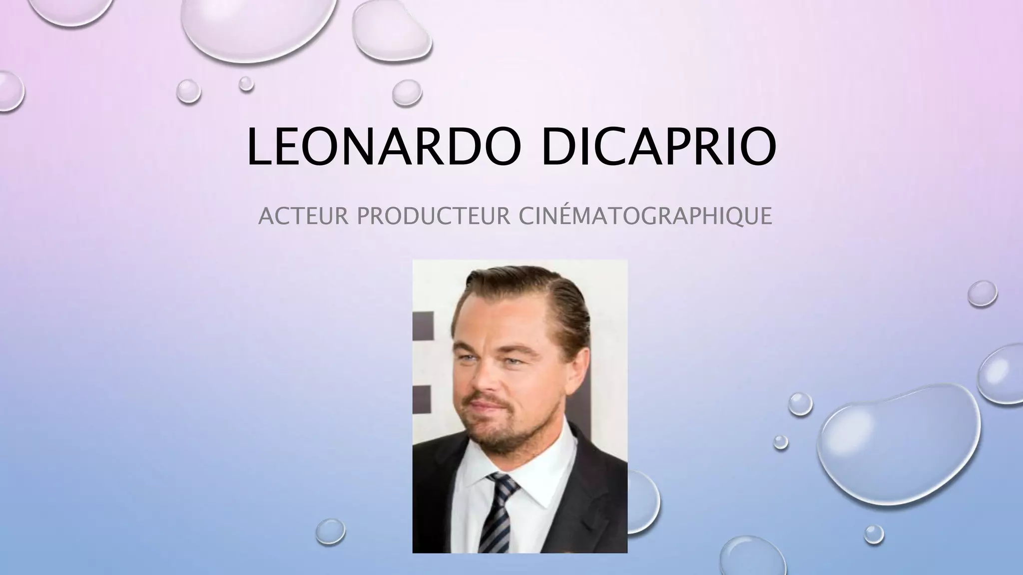 Leonardo dicaprio powerpoint rida | PPTX