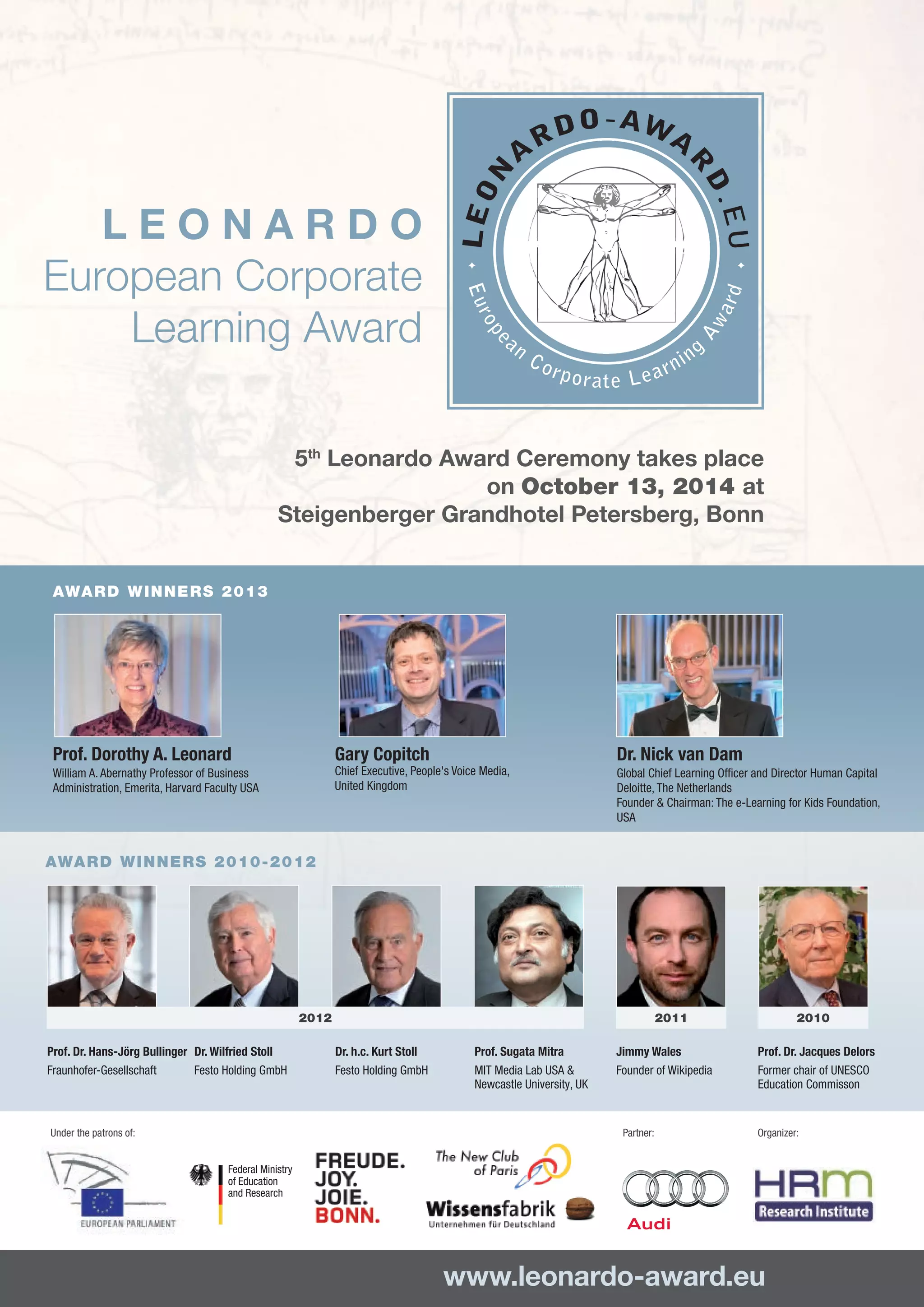 Leonardo Corporate Learning Award Dossier Review 2013 | PDF