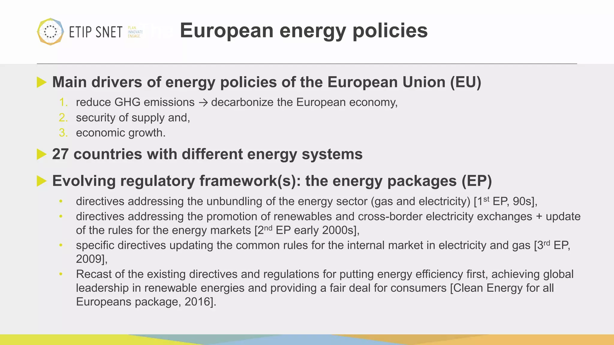 ETIP SNET: For an innovative and successful European energy transition ...