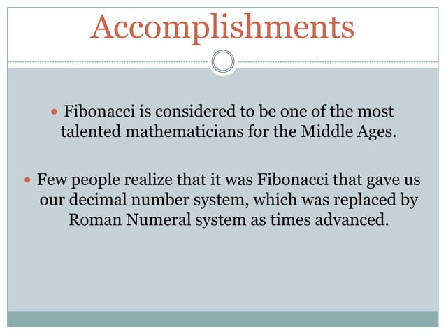 Leonardo pisano fibonacci | PPT