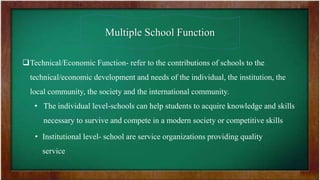 Education and School Function | PPTX