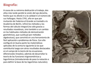 Leonard paul euler | PPT