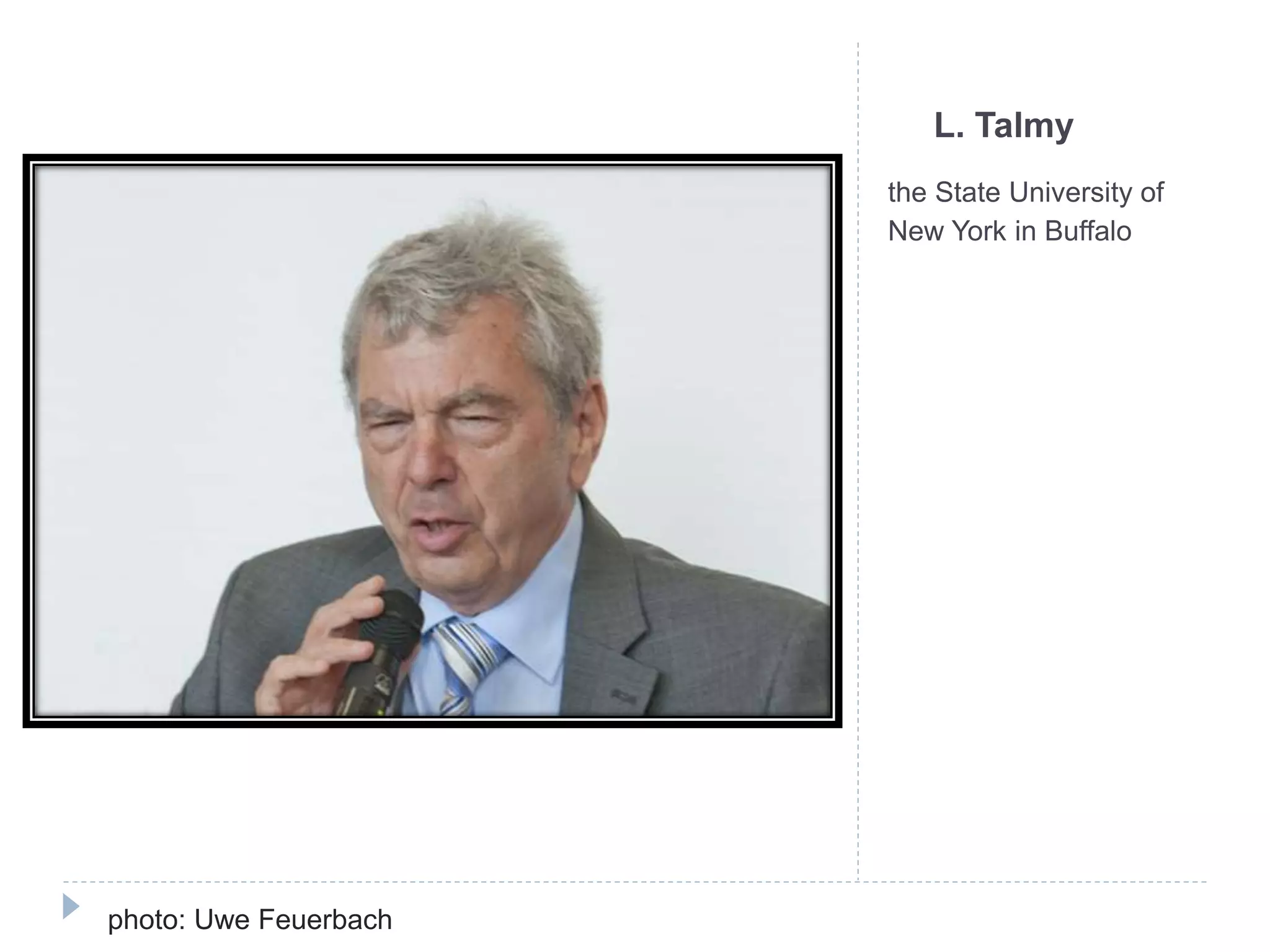 L. Talmy's Cognitive Linguistics | PPT