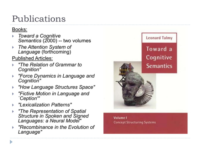 L. Talmy's Cognitive Linguistics | PPT
