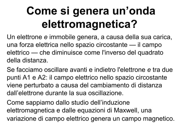 Le onde elettromagnetiche | PDF