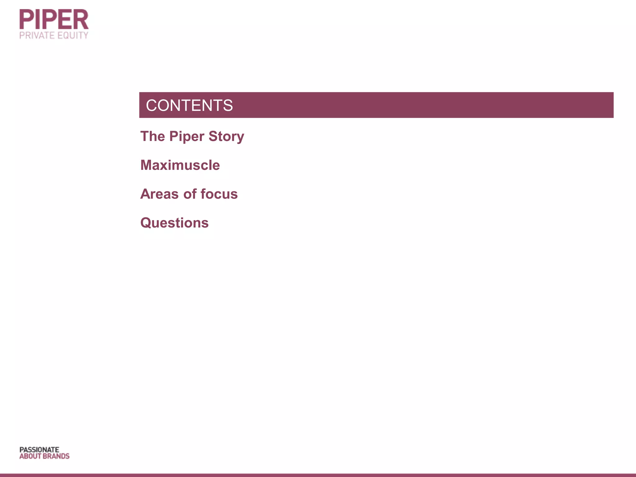 Ecommerce Forum: Leon Hughes - Piper | PPT