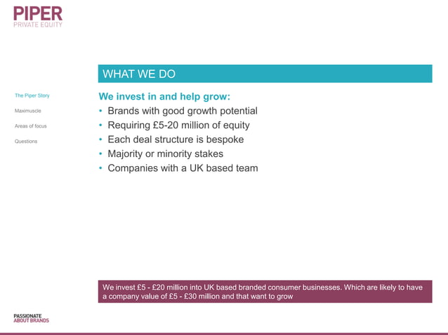 Ecommerce Forum: Leon Hughes - Piper | PPT