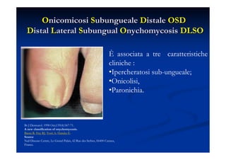 Le onicopatie. prevenzione, diagnosi differenziale e trattamento | PDF ...