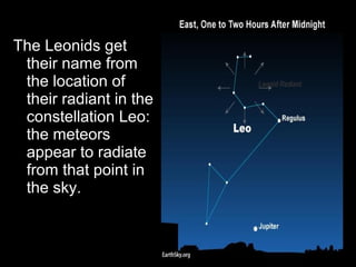 Leonids meteor shower - What is it? | PPT