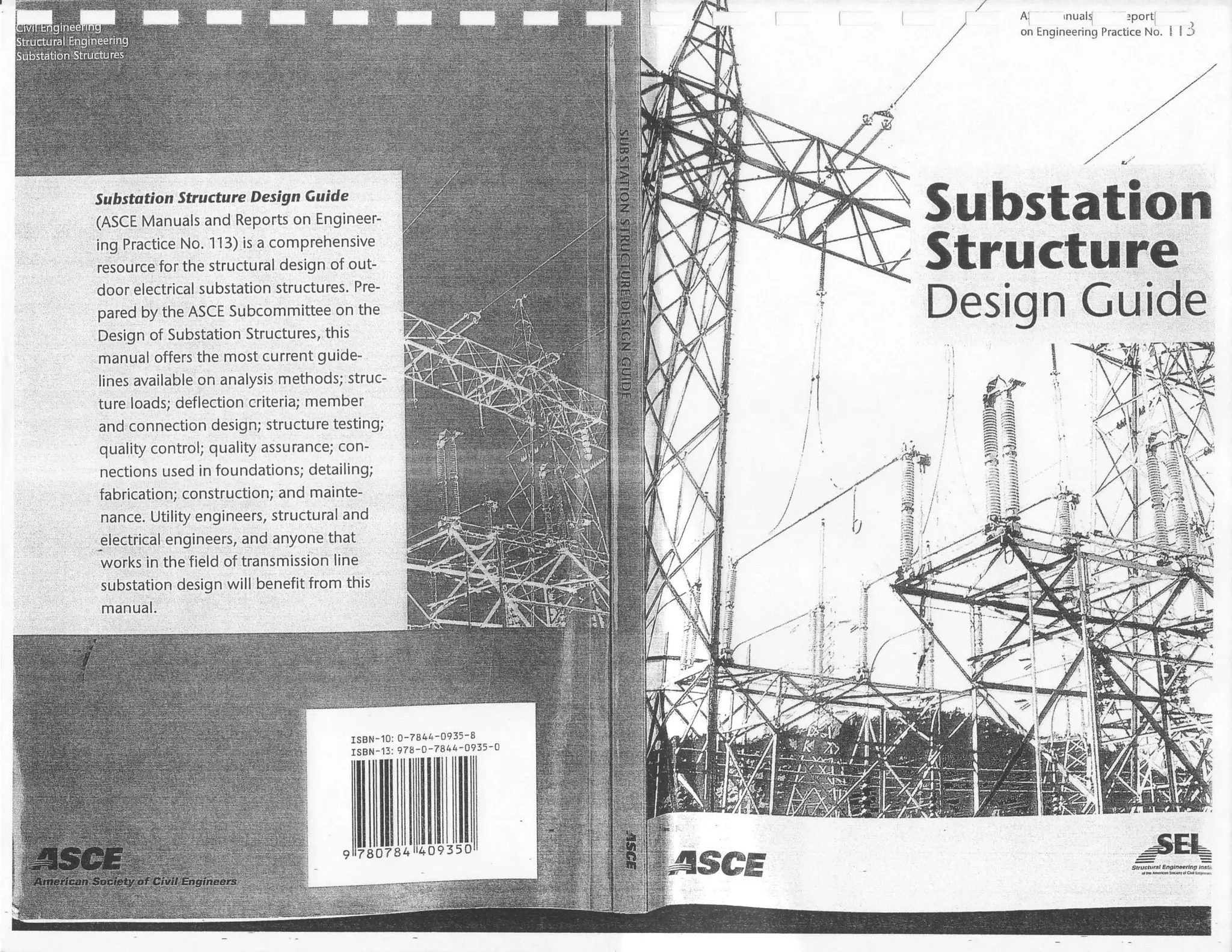 Leon Kempner Jr. (Editor) - Substation Structure Design Guide_ Asce Manuals and Reports on ...
