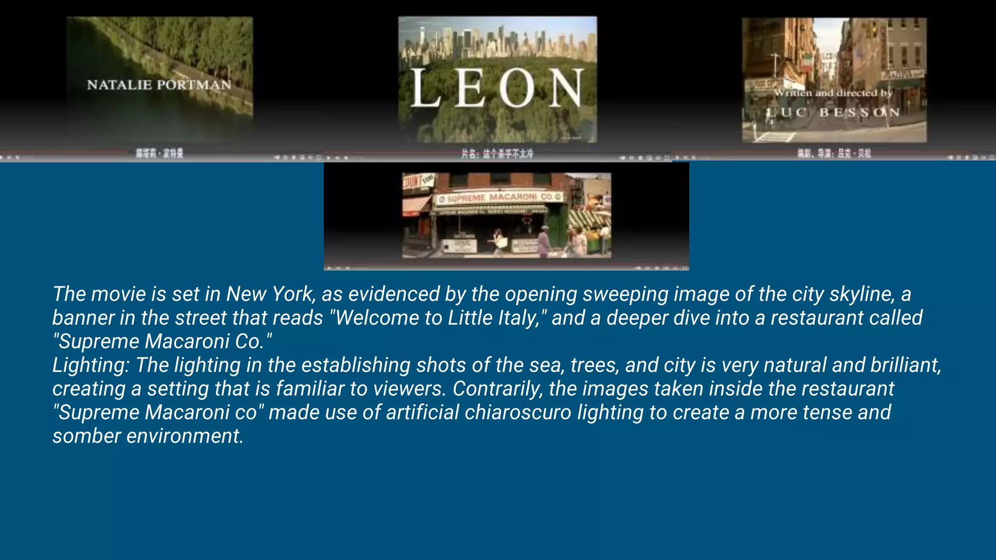 Leon Textual Analysis | PPT