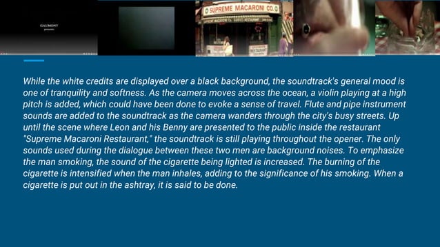 Leon Textual Analysis | PPT