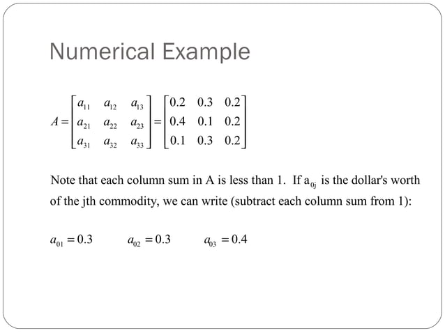 Leontief input output models.ppt final