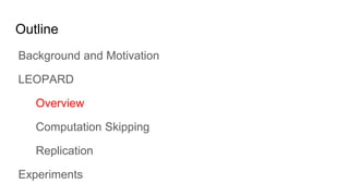 Leopard: Lightweight Partitioning and Replication for Dynamic Graphs | PPTX