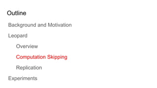 Leopard: Lightweight Partitioning and Replication for Dynamic Graphs | PPTX