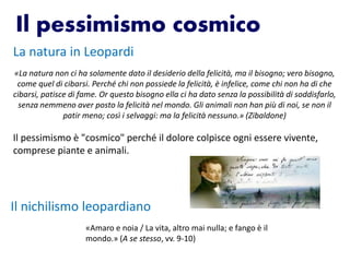 Presentazione Leopardi | PPTX
