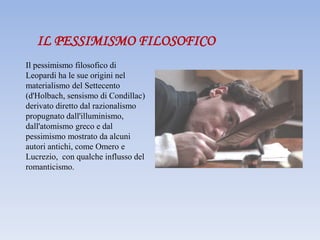 Pessimismo leopardiano | PPTX