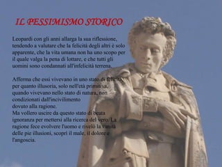 Pessimismo leopardiano | PPTX