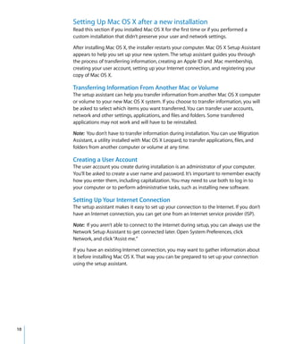 Leopard install setup | PDF