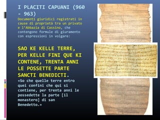 Le origini della lingua in Italia | PPT