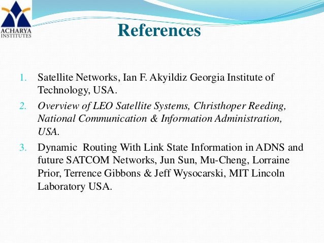 Leo Satellite Networks Pptx Computer Networking Computing