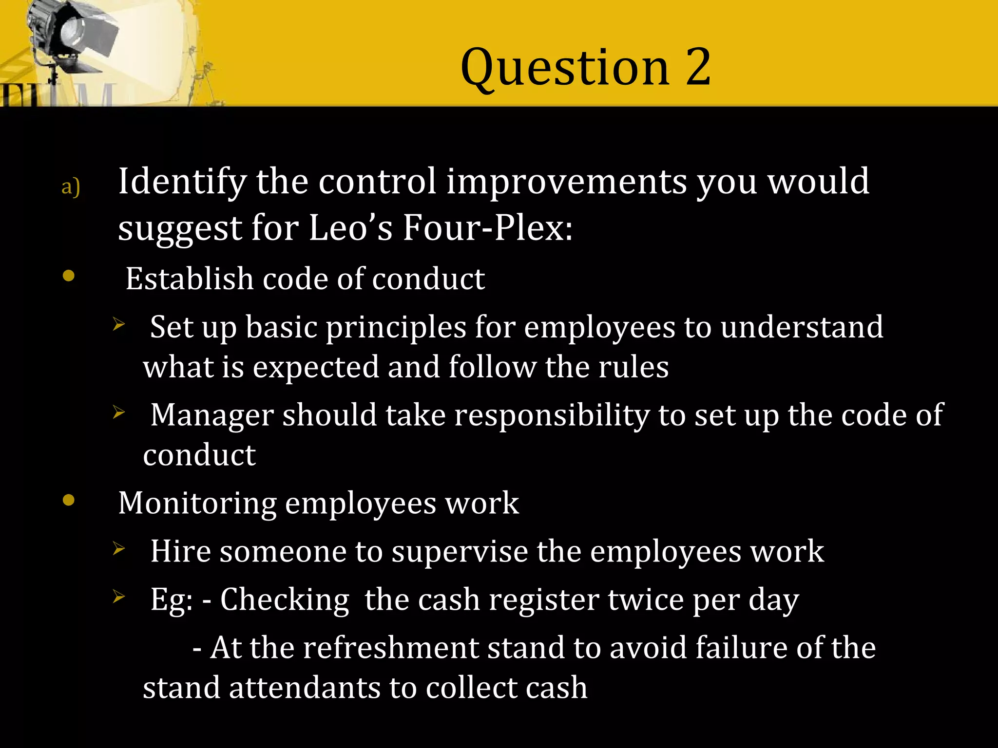 Leo's four plex theater | PPT