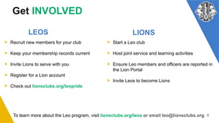 Leo Club Program Strategic Plan Update 2024 | PPTX