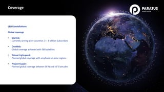 LEO Satellite Technology Competitor or Complimentary to Subsea cables ...