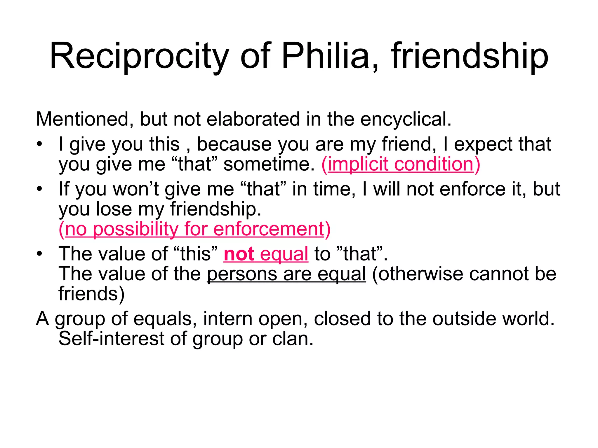 Levels of reciprocity in economics by Leo Andringa | PPT