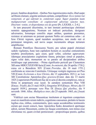 Leonis PM XIII Epistola Encyclica Humanum Genus | PDF