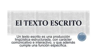 El texto | PPTX
