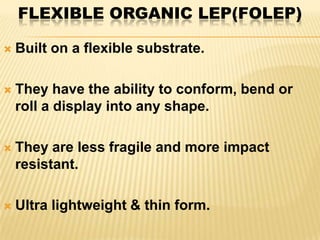 light emitting polymers | PPT