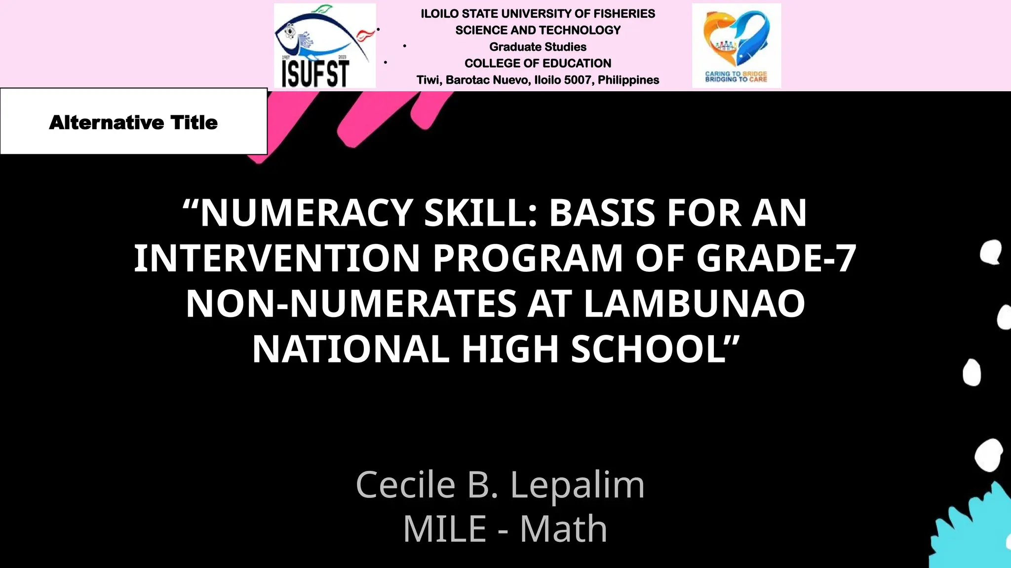 NumeraCy skill: basis for an interventio. conceptpaperppt.pptx