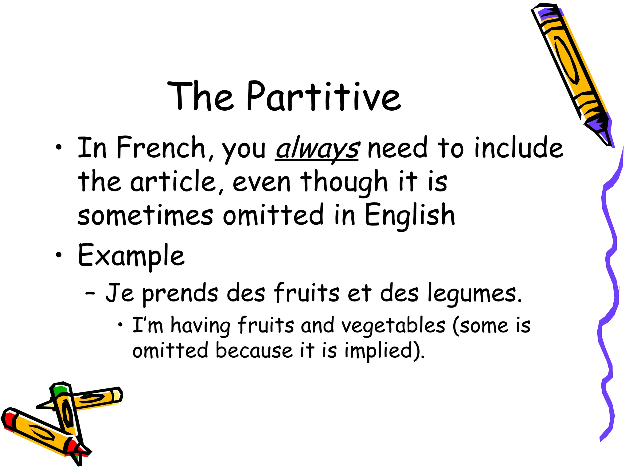 Les articles Partitifs presentation Review.ppt