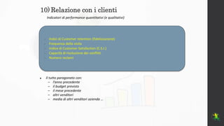 Le performance commerciali | PPTX