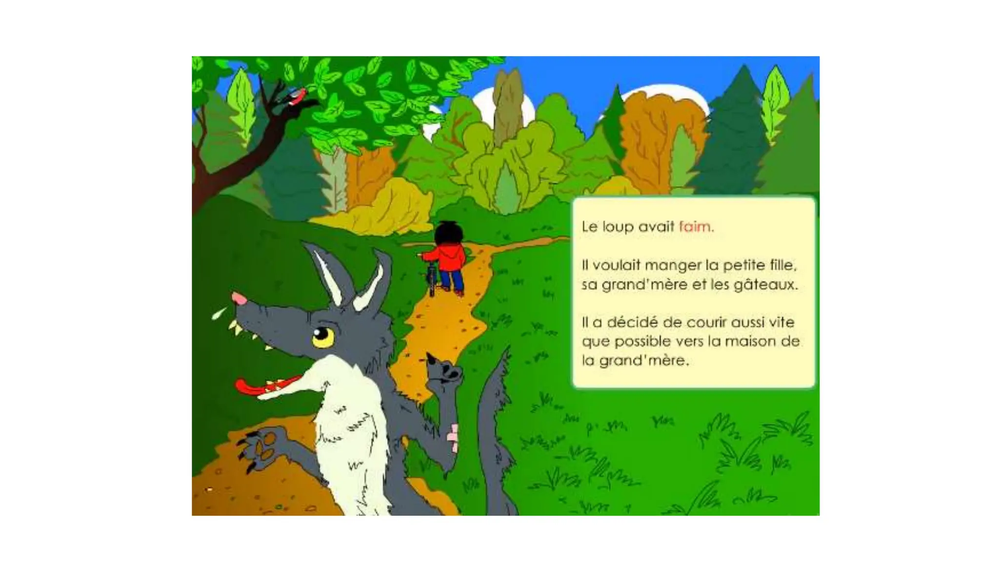 Le Petit Chaperone Rouge _ Red riding hood | PPTX