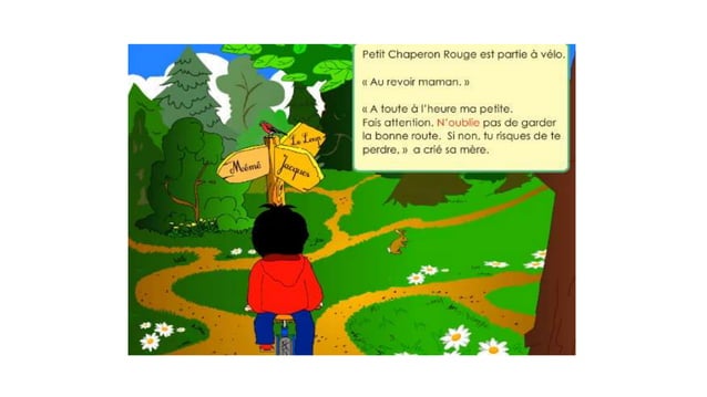 Le Petit Chaperone Rouge _ Red riding hood | PPTX