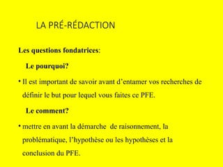 méthodologie de projet de fin d'étude pfe | PPTX