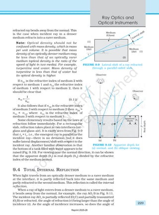 Chapter 9 Ray opticals and opticals instruments | PDF