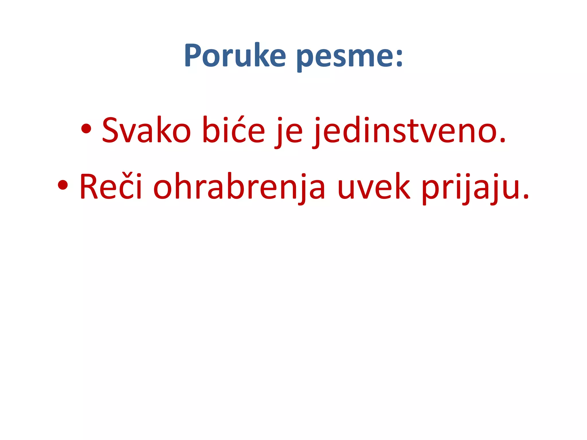 Lepo je sve sto je malo | PPTX