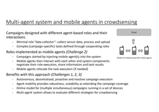 Mobile Crowdsensing with Mobile Agents | PDF