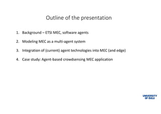 Distributed Artificial Intelligence with Multi-Agent Systems for MEC | PDF