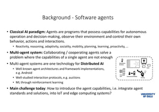 Distributed Artificial Intelligence with Multi-Agent Systems for MEC | PDF