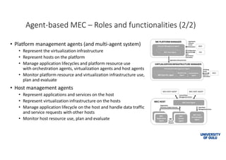 Distributed Artificial Intelligence with Multi-Agent Systems for MEC | PDF